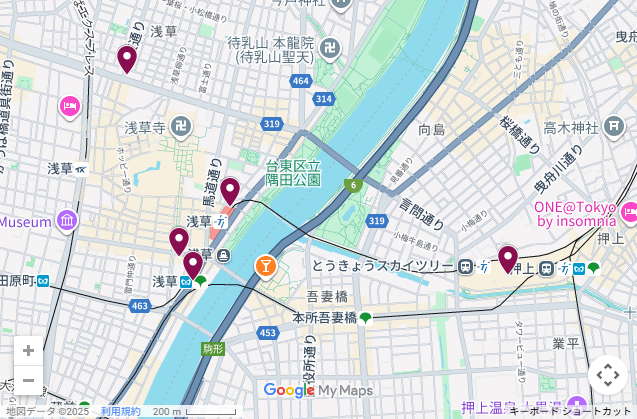 Asakusa Stamp Locations Map | Japan Stamp Hunt