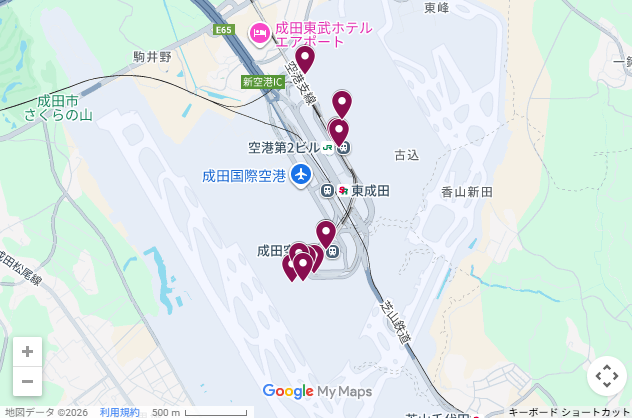 Narita Airport Stamp Locations Map | Japan Stamp Hunt